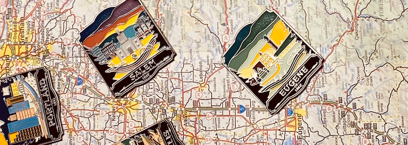 Enamel Magnets – Landmarks Unlimited