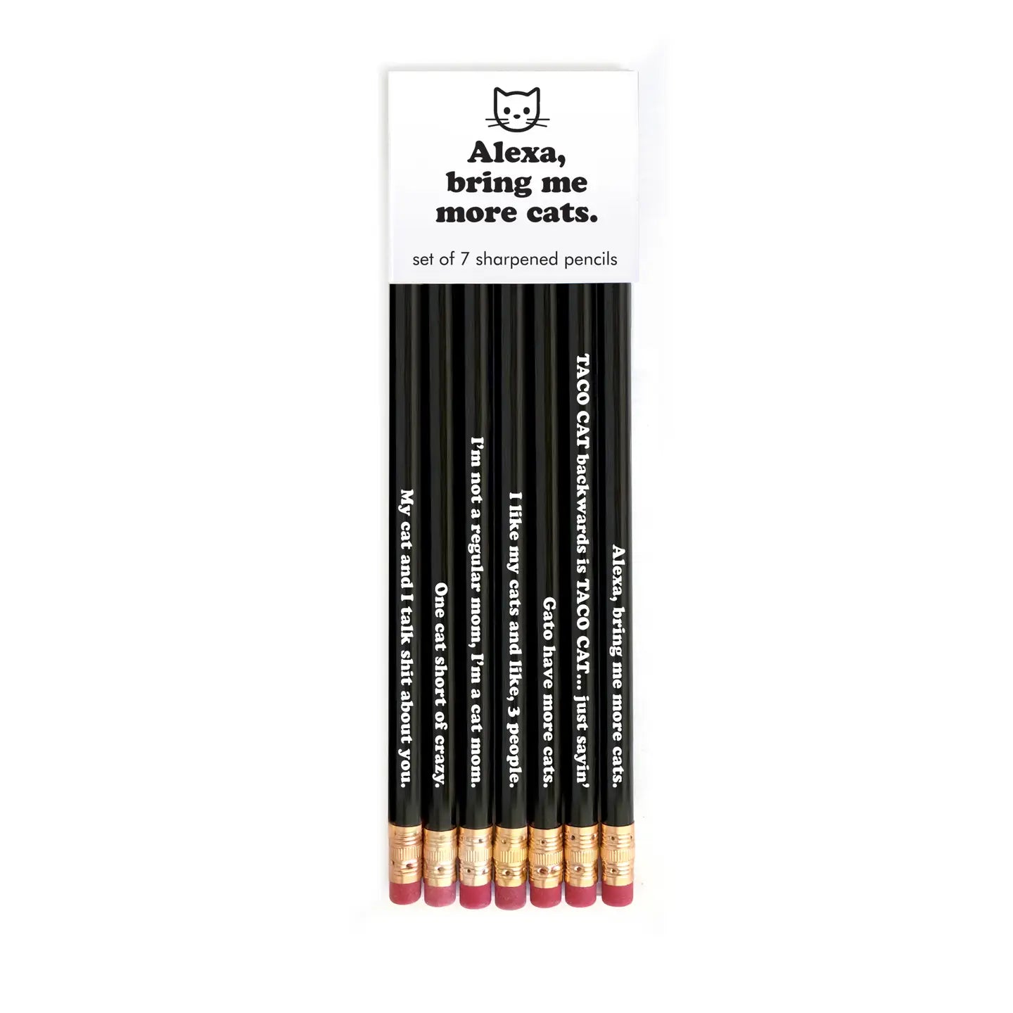Alexa, Bring Me More Cats Pencil Set – Landmarks Unlimited