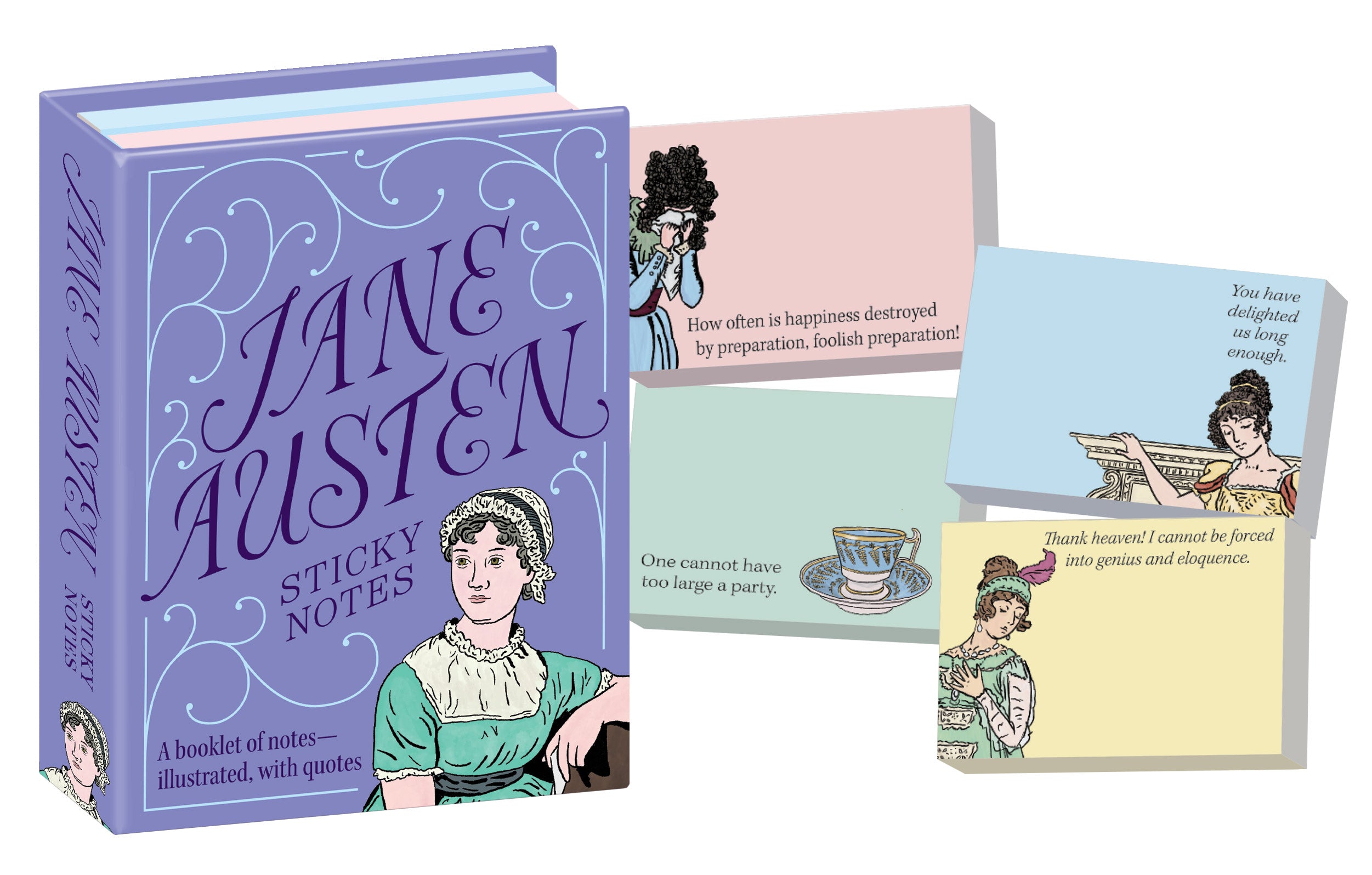 Jane Austen Sticky Notes – Landmarks Unlimited