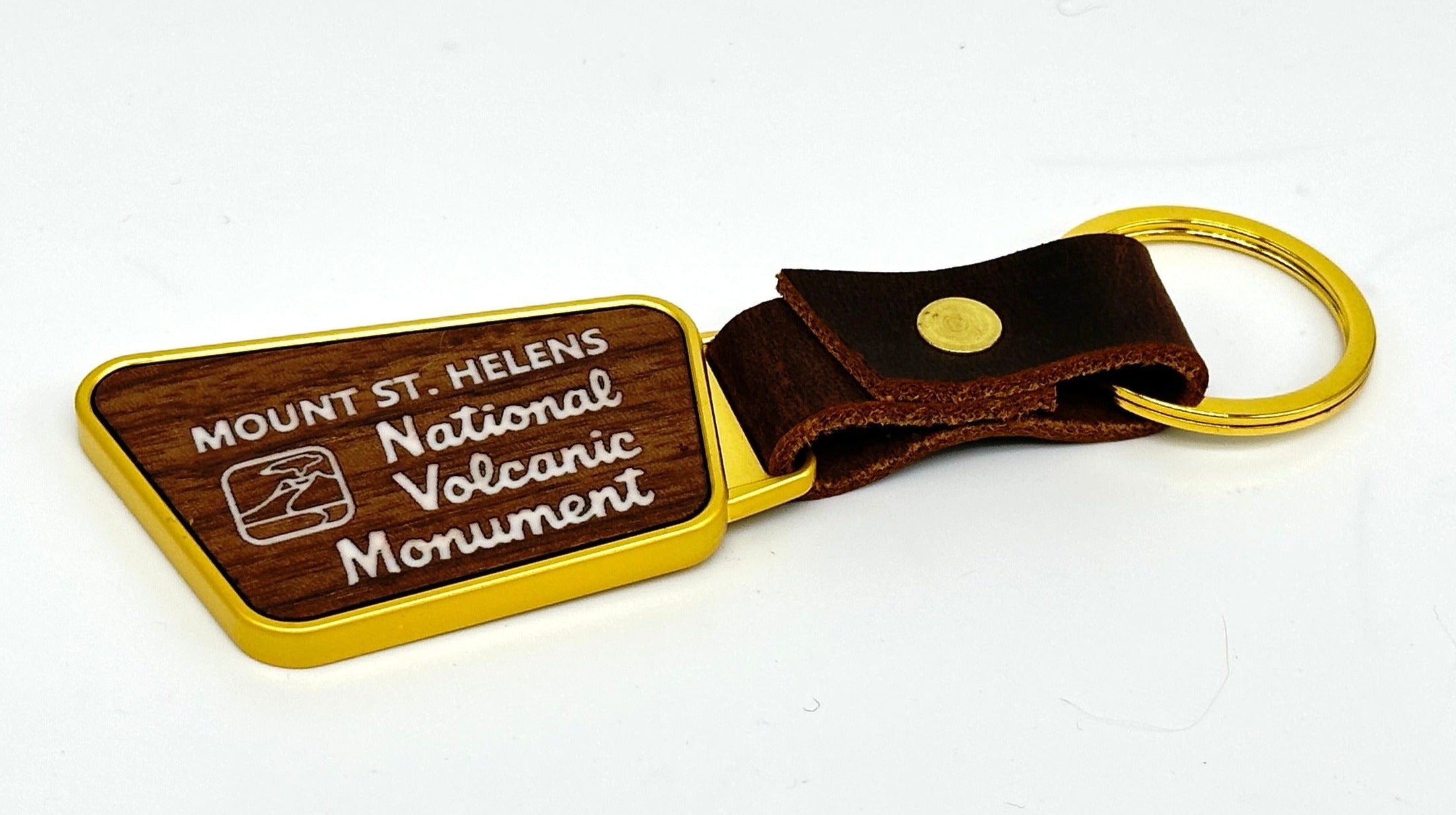 St. Helens Volcano Monument Keychain – Landmarks Unlimited