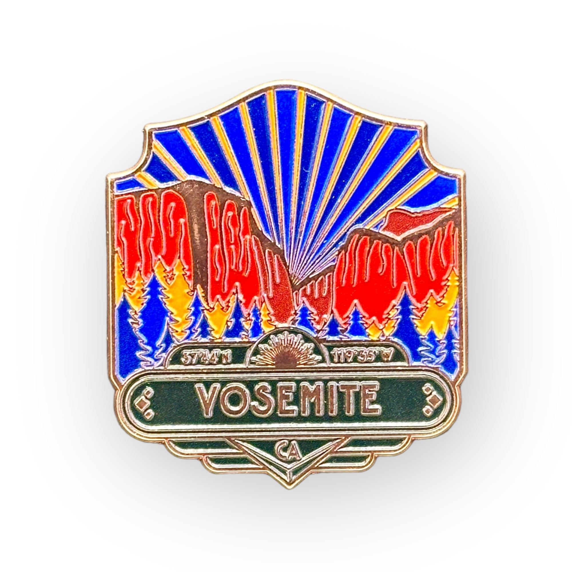 Yosemite, California - Enamel Magnet – Landmarks Unlimited