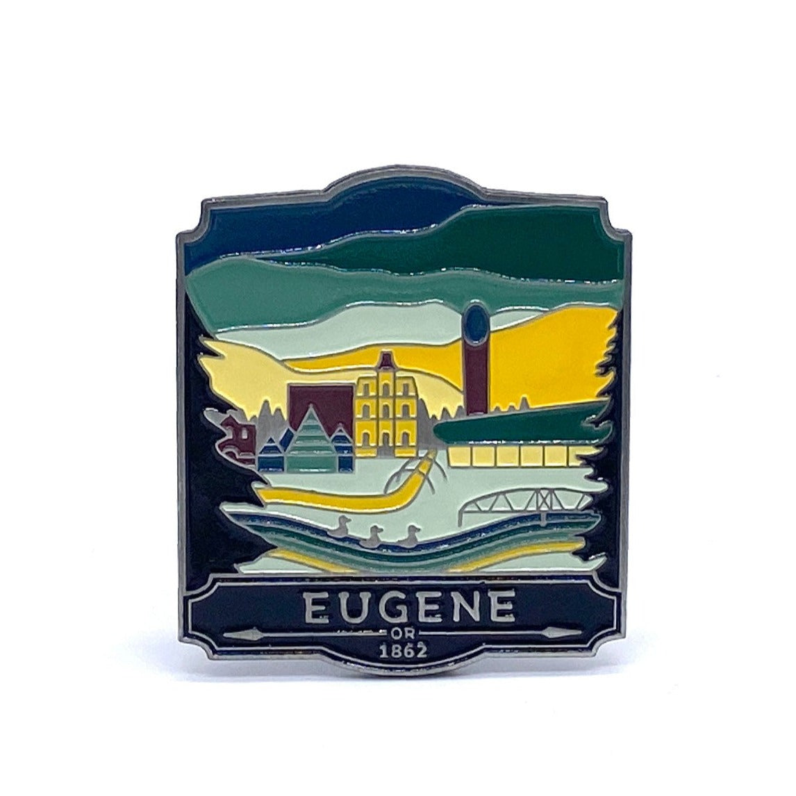 Oregon - Cities Towns - Eugene – Landmarks Unlimited