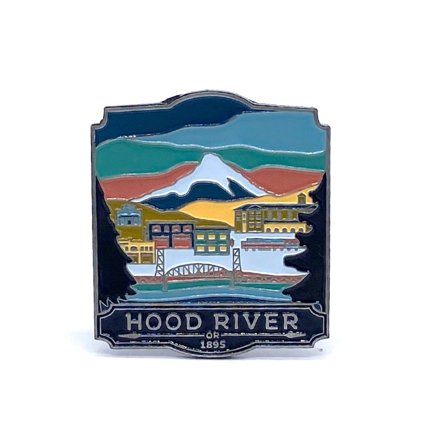 Hood River - Enamel Magnet – Landmarks Unlimited