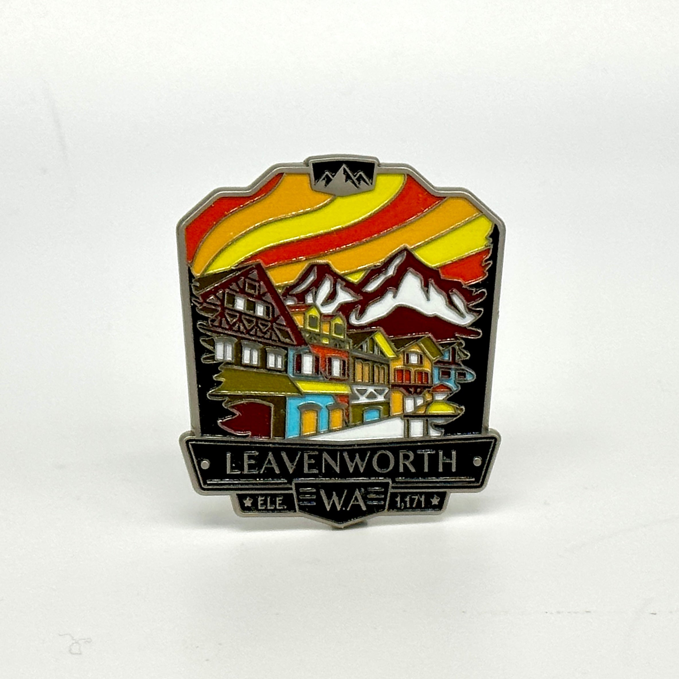 Leavenworth-Washington-Enamel-Pin – Landmarks Unlimited