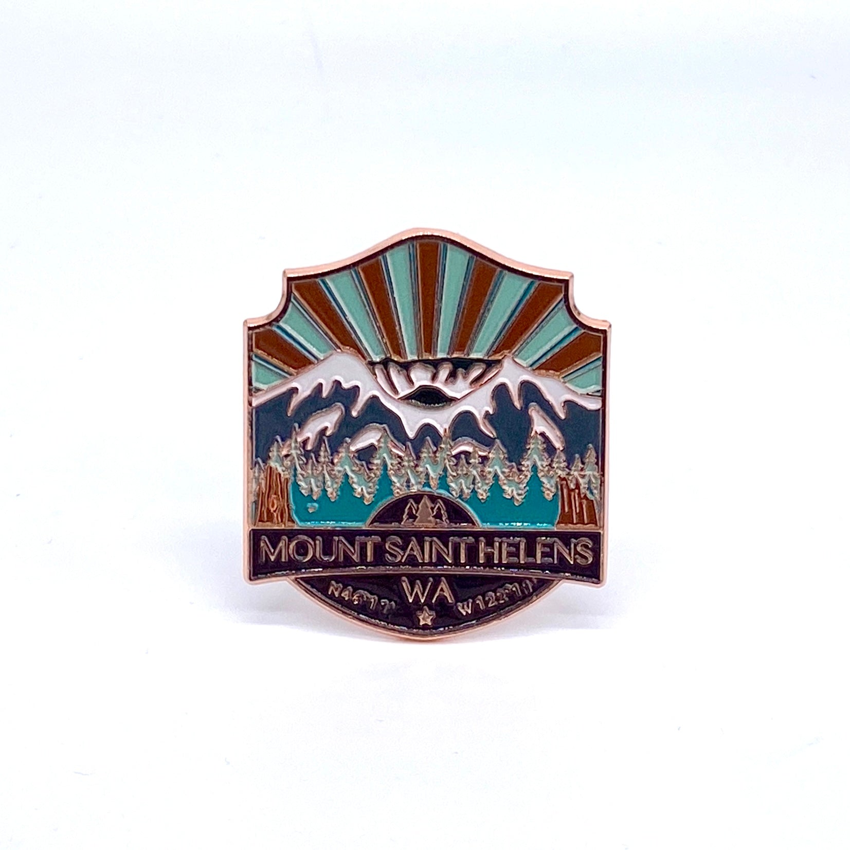 Mount Saint Helens, Washington - Large Enamel Pin – Landmarks Unlimited