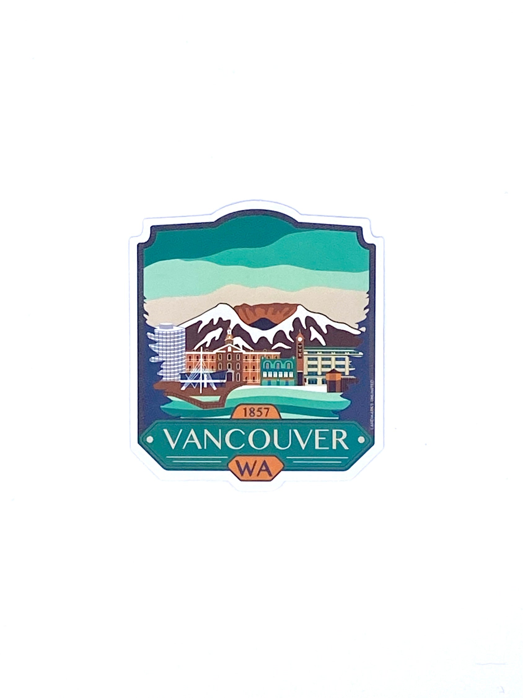 Vancouver, Washington - 2.5" Vinyl Sticker – Landmarks Unlimited